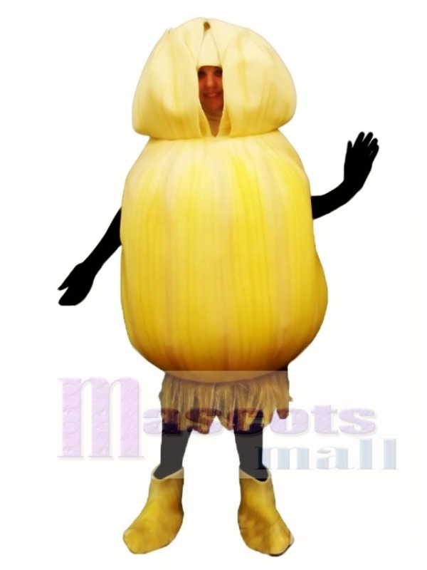 Garlic Mascot Costume Vegetable Garlic Mascot Costume Vegetable